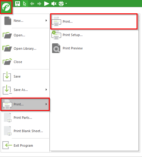 How do I print my score? – FORTE Support